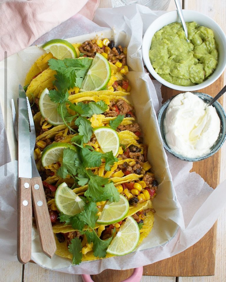 Recept: Mexicaanse taco's met gehakt en kaas - Savory Sweets